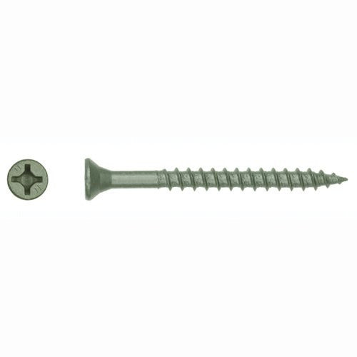 5 lb 9x3-1/2" Green Exterior Screws – Phillips Fastener